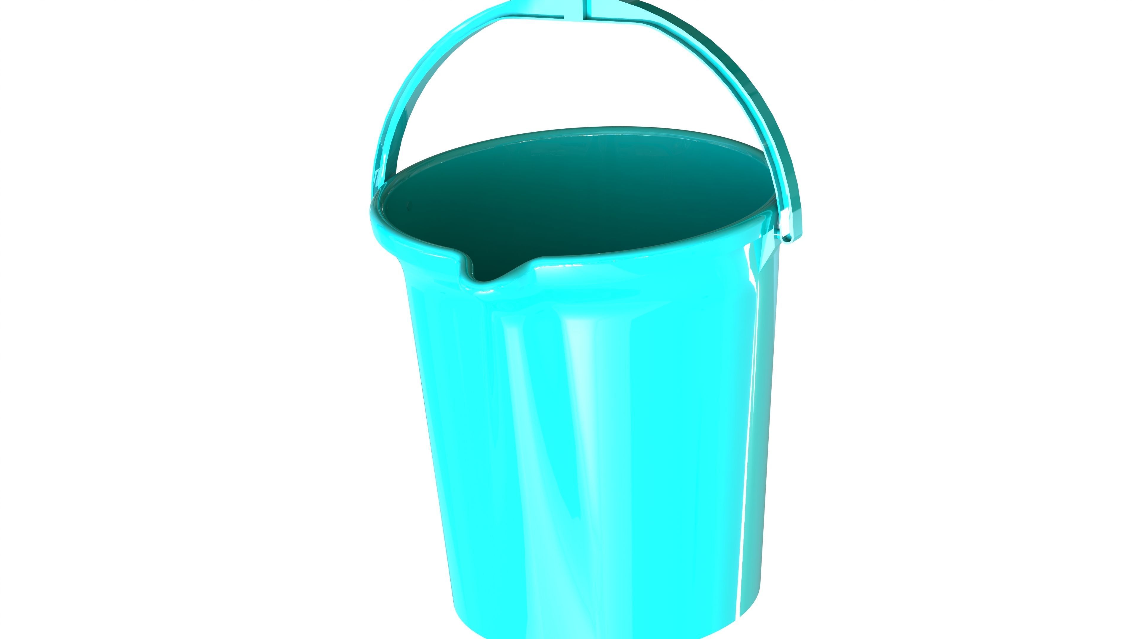 Plastic bucket - solidworks 3D model | CGTrader