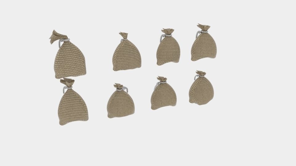 Bag Sack Pack 3D model | CGTrader