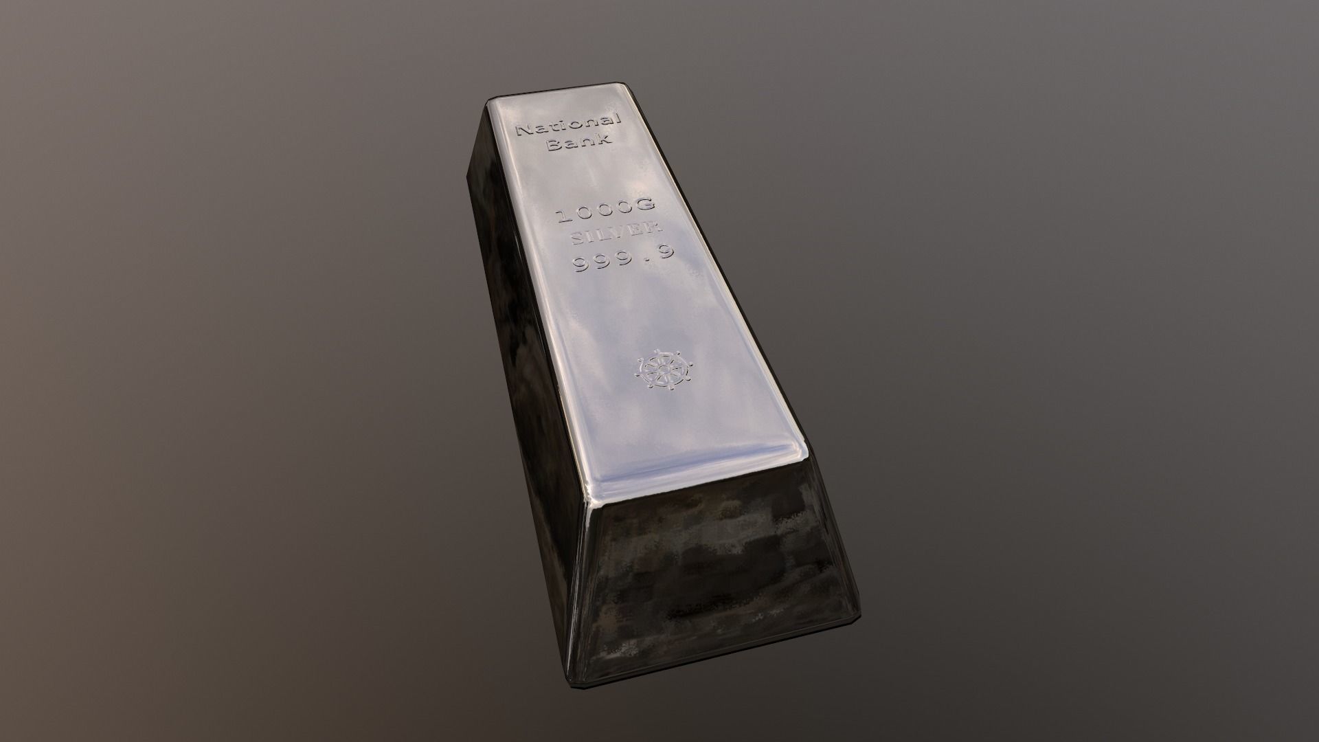 3D model Silver Ingot VR / AR / low-poly | CGTrader