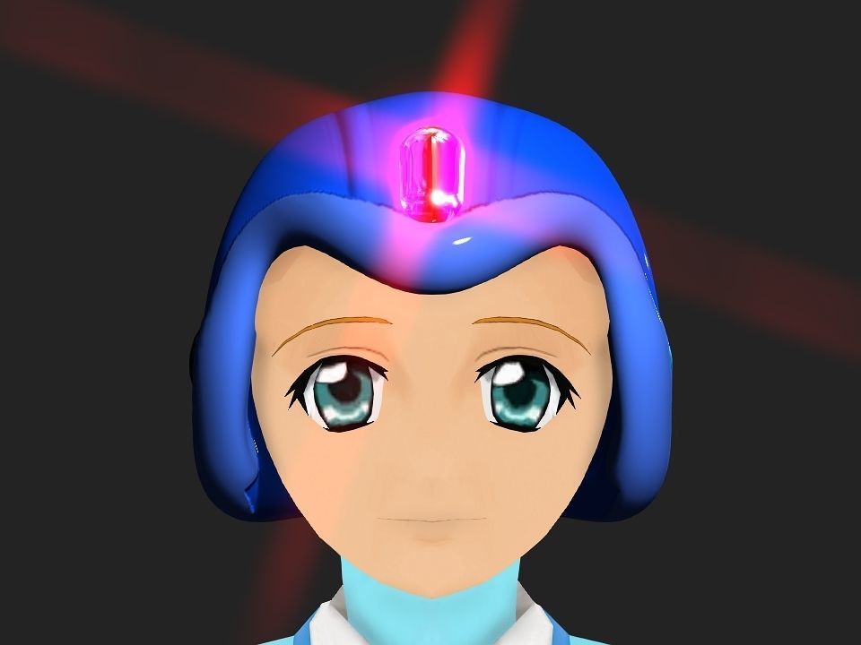 Megaman Model X Basic Helmet 3D model | CGTrader