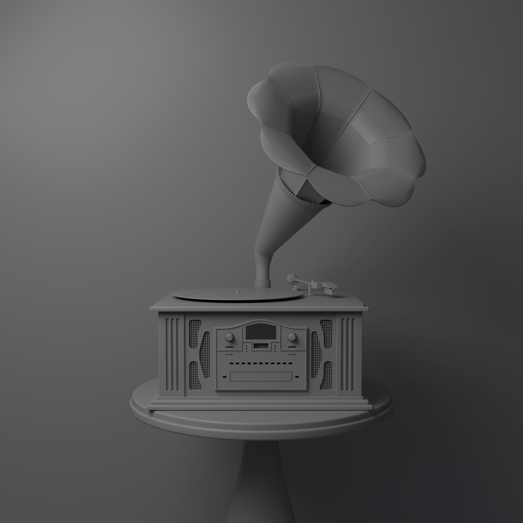 Vinyl records Record Player 3D model | CGTrader