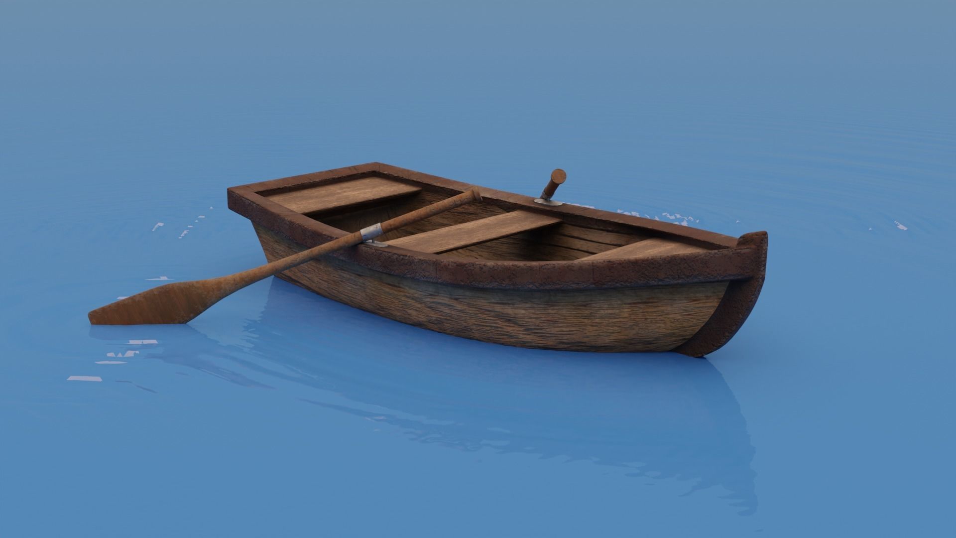 3D model ROWING BOAT 3D MODEL LOW POLY PBR VR / AR / low-poly | CGTrader