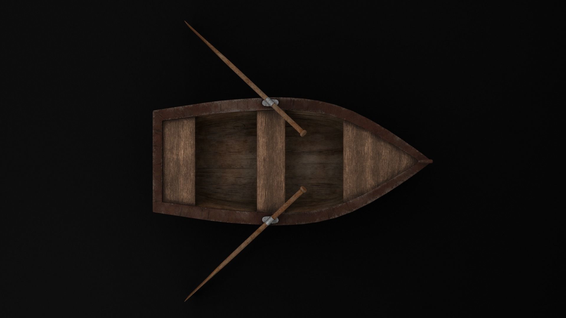 3D model ROWING BOAT 3D MODEL LOW POLY PBR VR / AR / low-poly | CGTrader