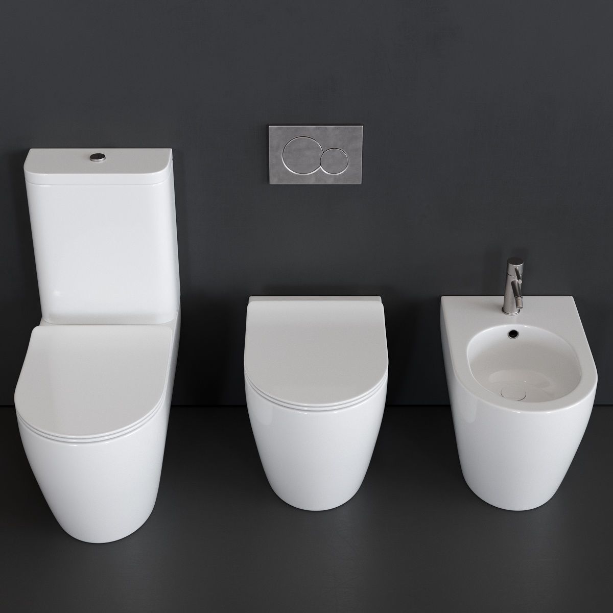 3D model Scarabeo Ceramiche Moon WC VR / AR / low-poly | CGTrader