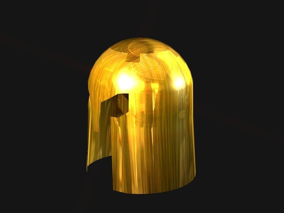 3D model 578 polygons spartan helmet VR / AR / low-poly | CGTrader