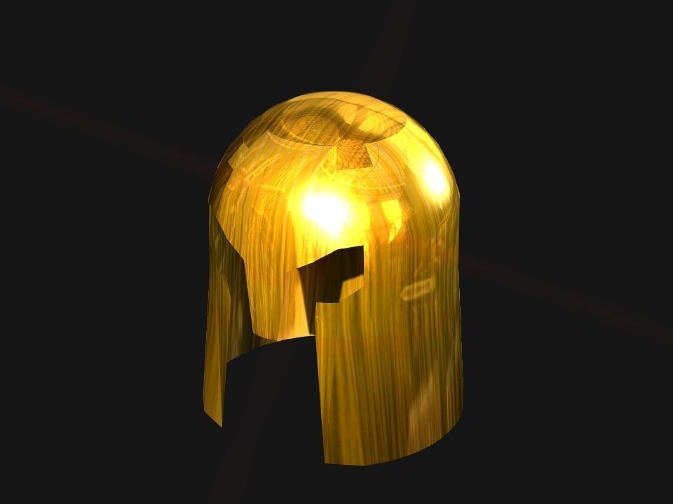 3D model 578 polygons spartan helmet VR / AR / low-poly | CGTrader