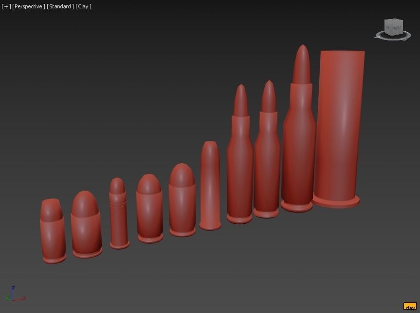 3D model Bullets VR / AR / low-poly | CGTrader