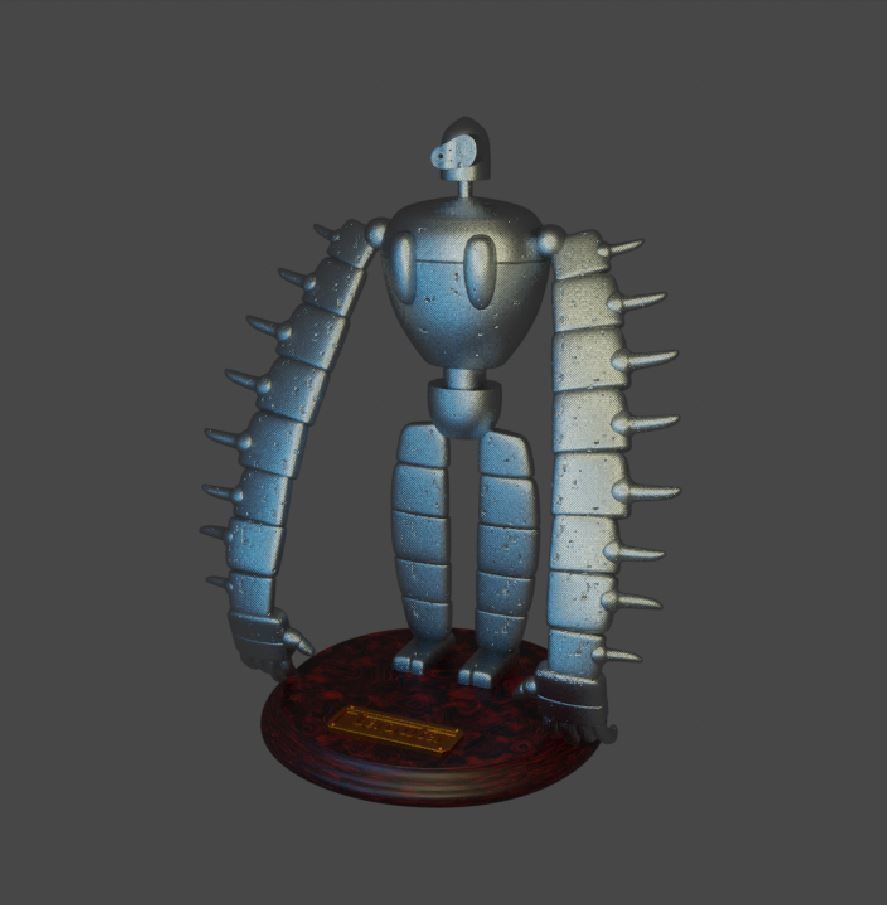 Laputa Robot 3D model 3D printable | CGTrader