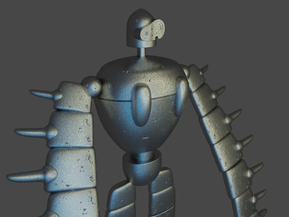 Laputa Robot 3D model 3D printable | CGTrader