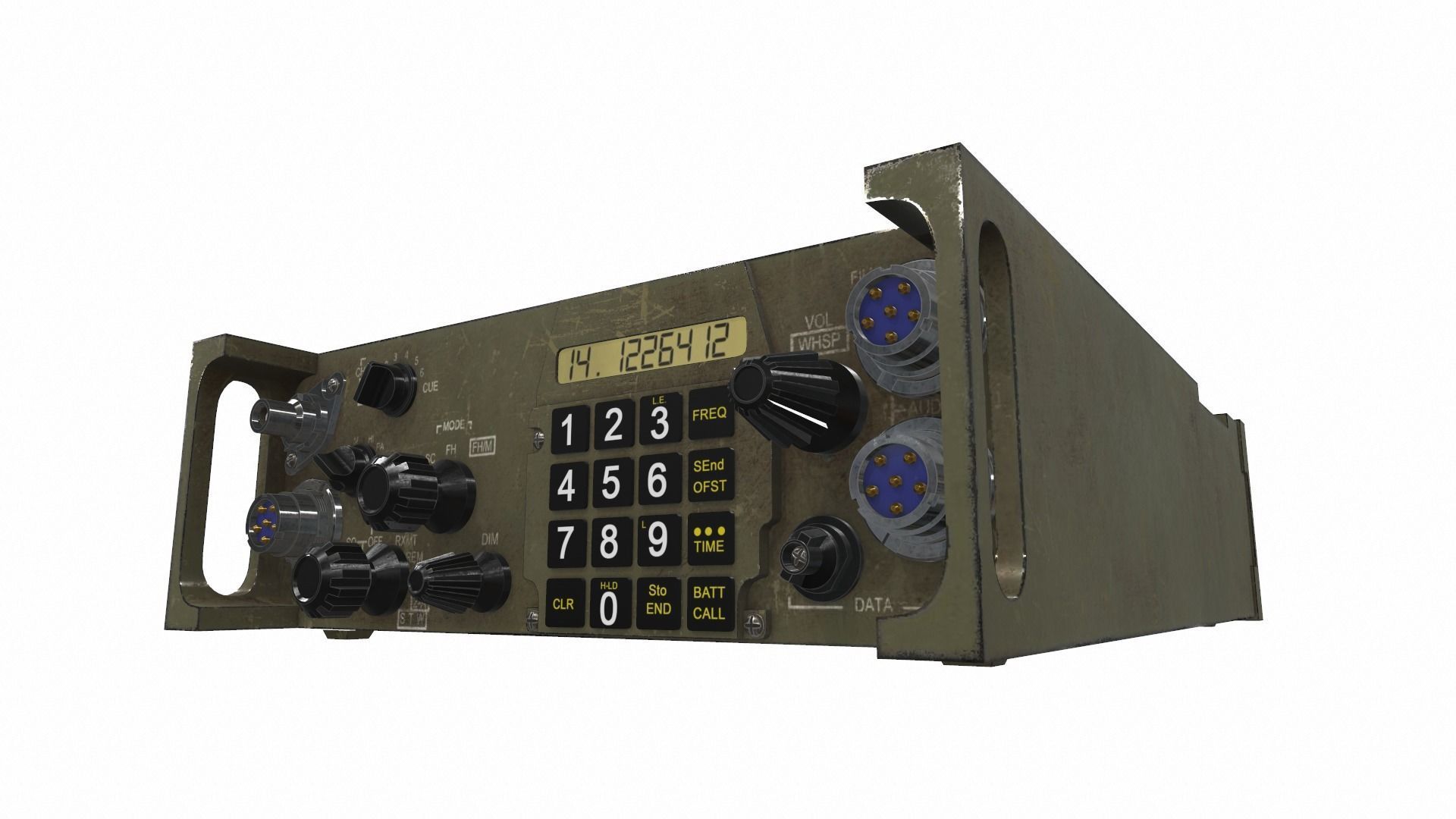 Radio military AN PRC-119 3D model | CGTrader