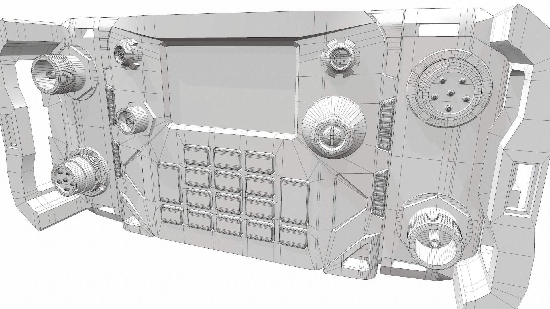 Radio military AN PRC-158 3D model | CGTrader