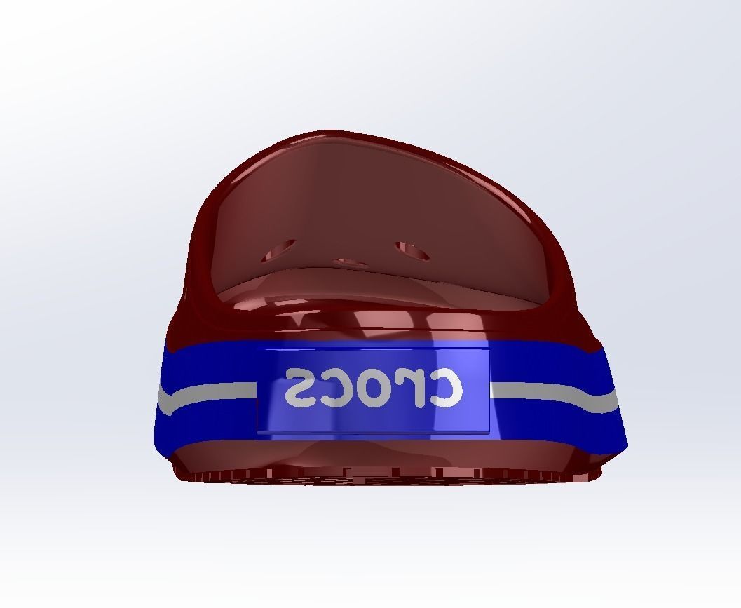 Crocs Shoe - SolidWorks 3D model | CGTrader