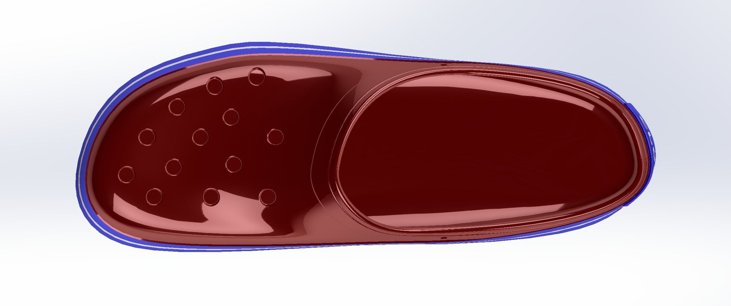Crocs Shoe - SolidWorks 3D model | CGTrader