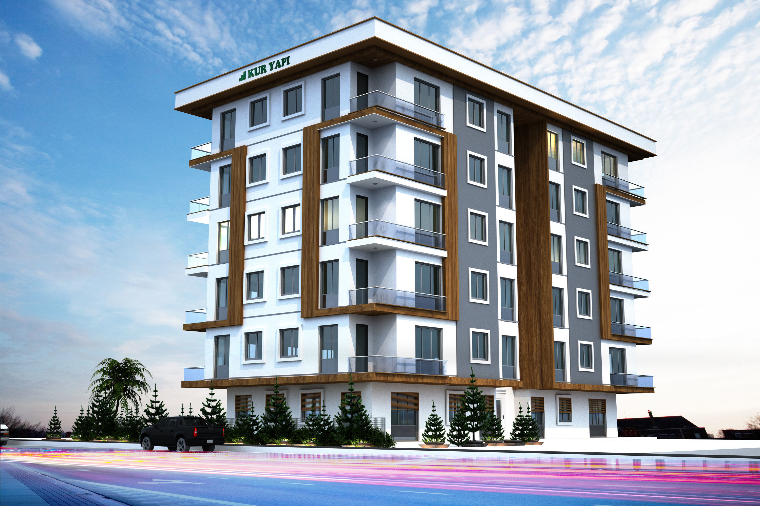 2 BLOCKS HOUSING 3D model | CGTrader