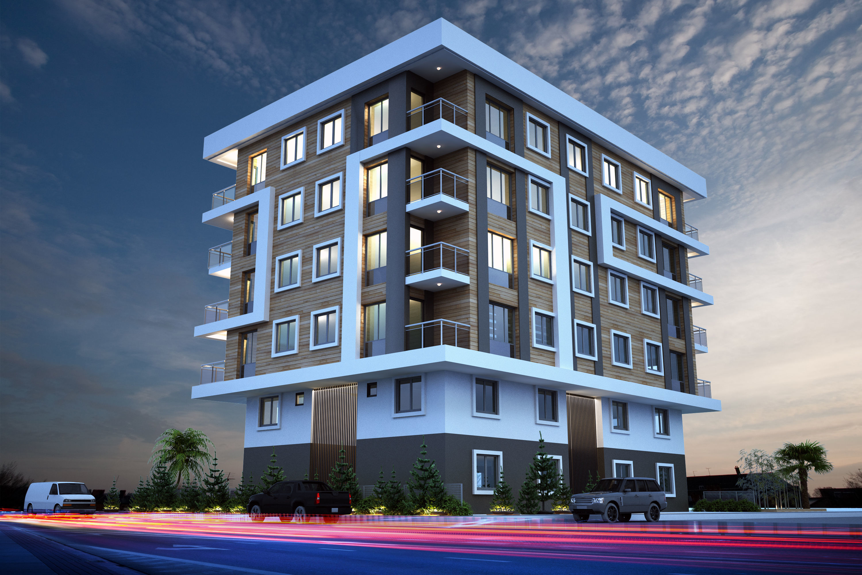 2 BLOCKS HOUSING 3D model | CGTrader