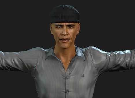 Barack Obama 3ds Max Character free 3D model animated rigged | CGTrader