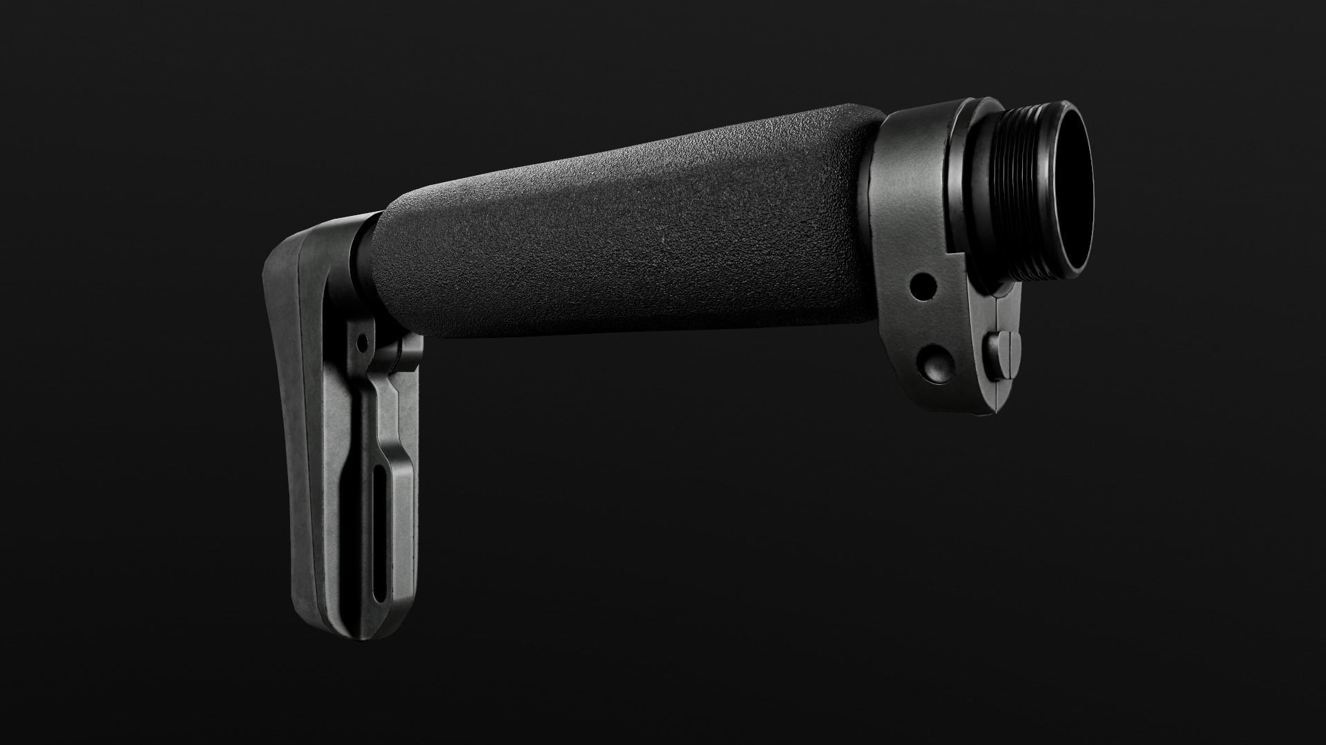 3D model ACE Ultra Lite AR15 Entry Length Stock VR / AR / low-poly ...