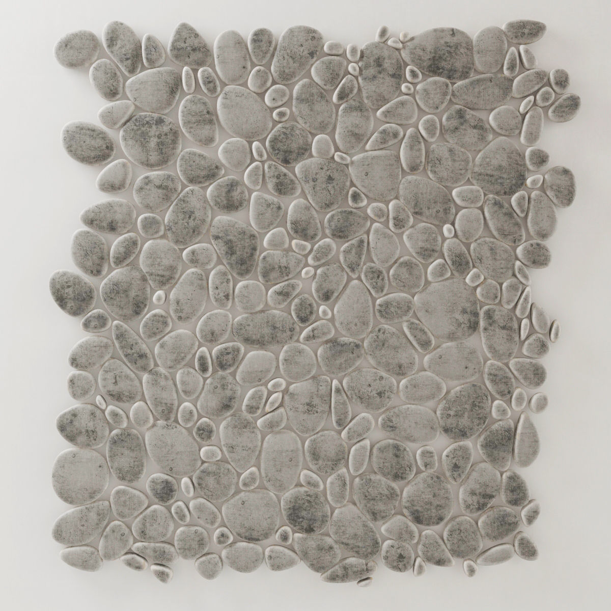 Panel smooth pebble many part 3D model | CGTrader