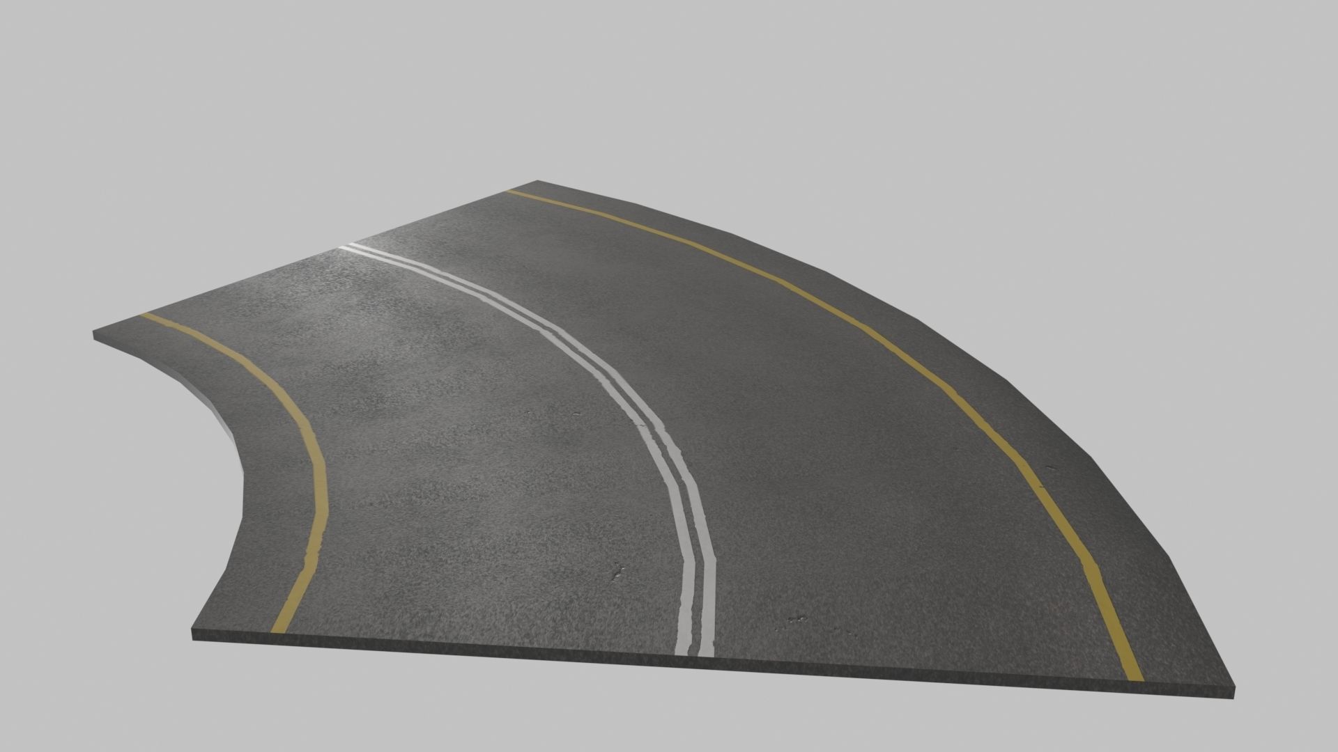 3D model Modular Highway Road PBR VR / AR / low-poly | CGTrader
