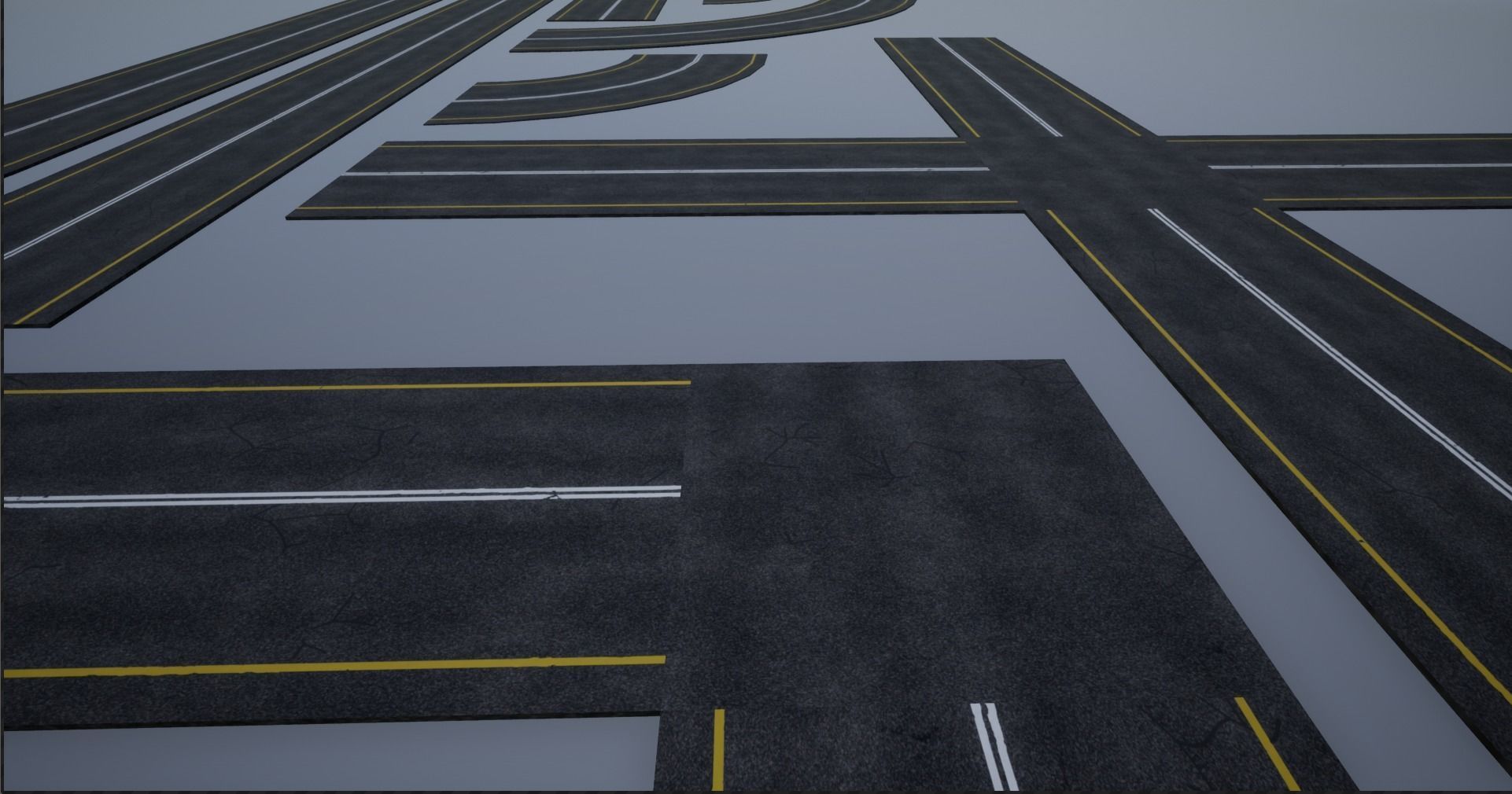 3D model Modular Highway Road PBR VR / AR / low-poly | CGTrader