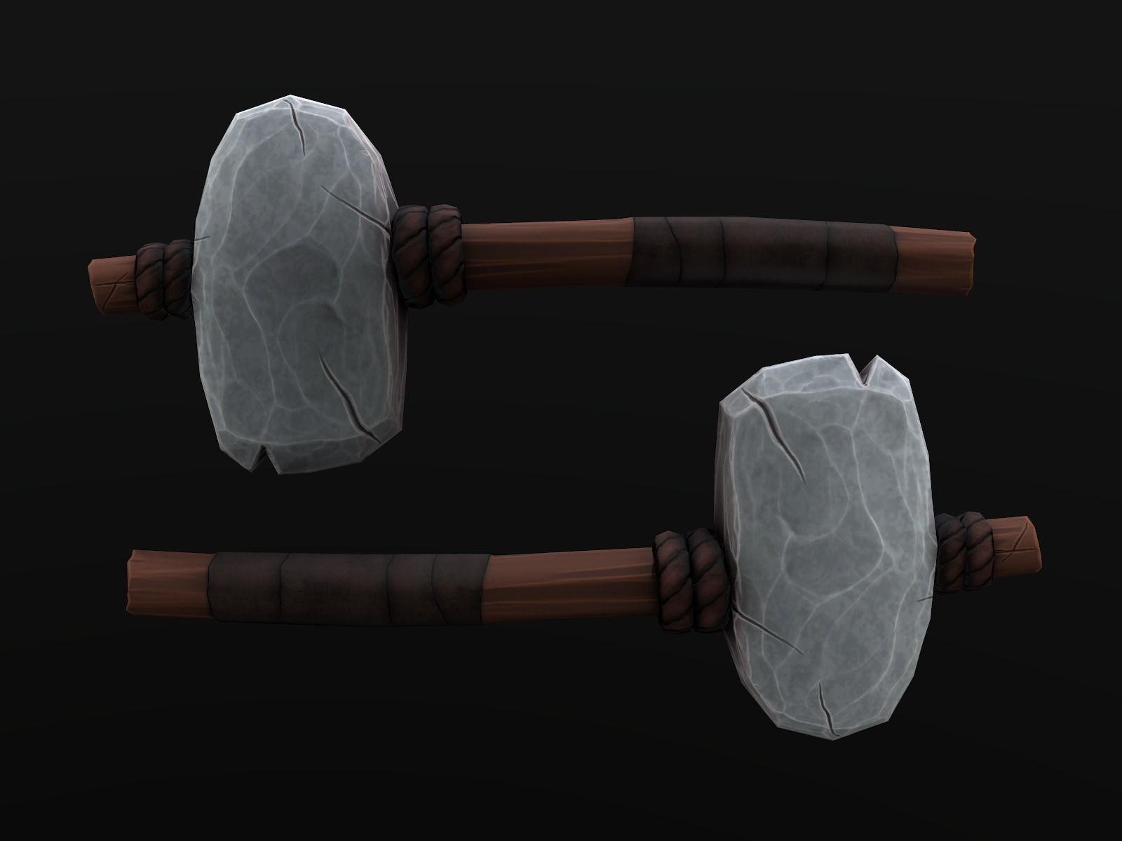 3D model Stylized Primitive Axe VR / AR / low-poly | CGTrader