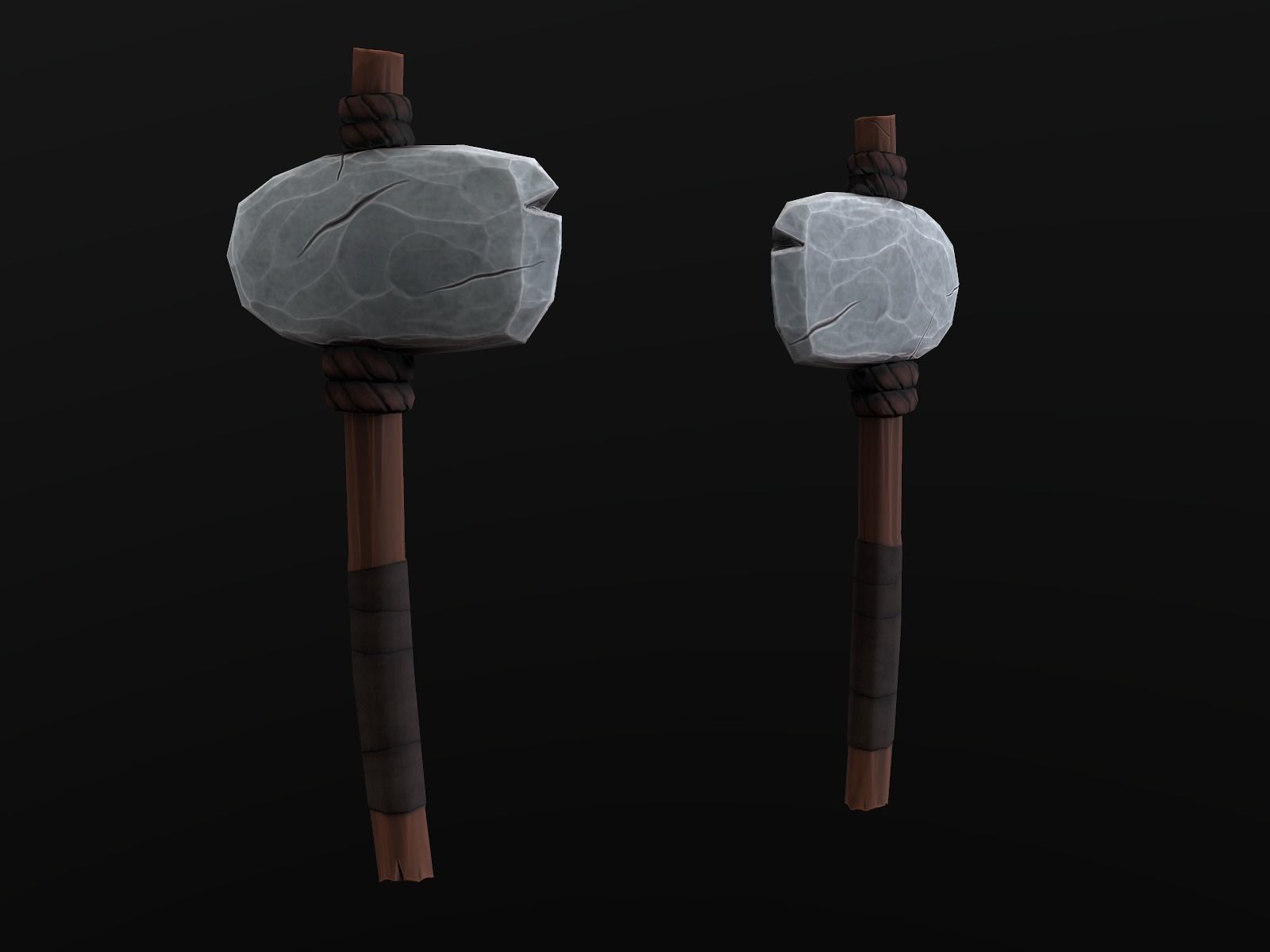 3D model Stylized Primitive Axe VR / AR / low-poly | CGTrader