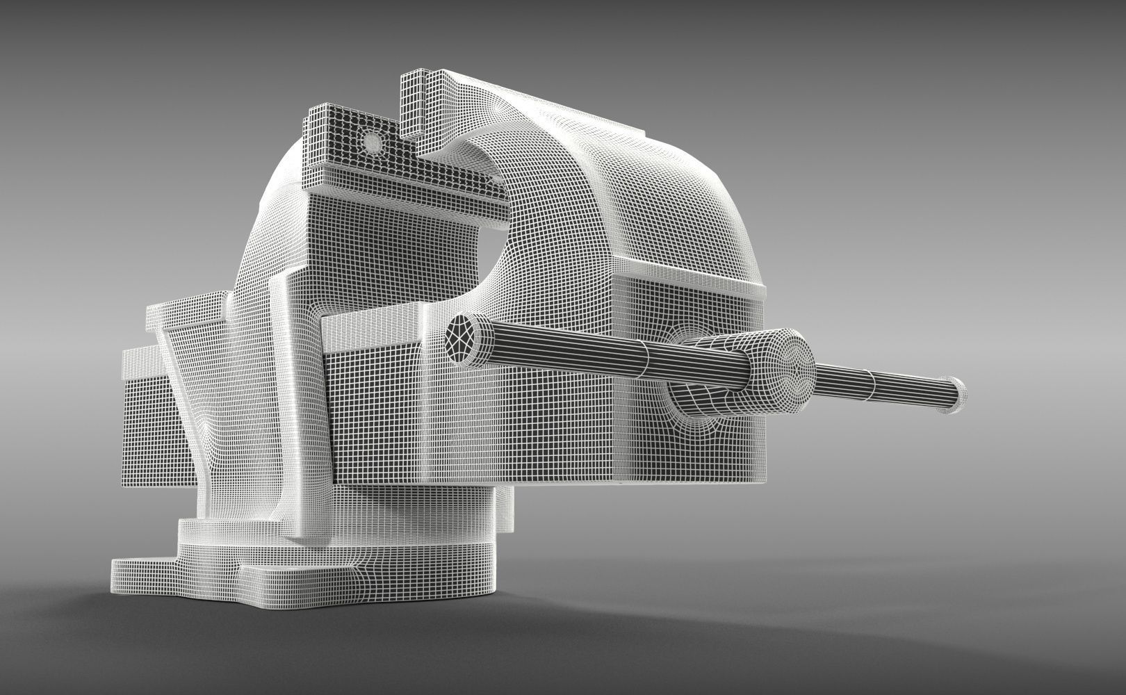 A Red Vice 3D model rigged | CGTrader