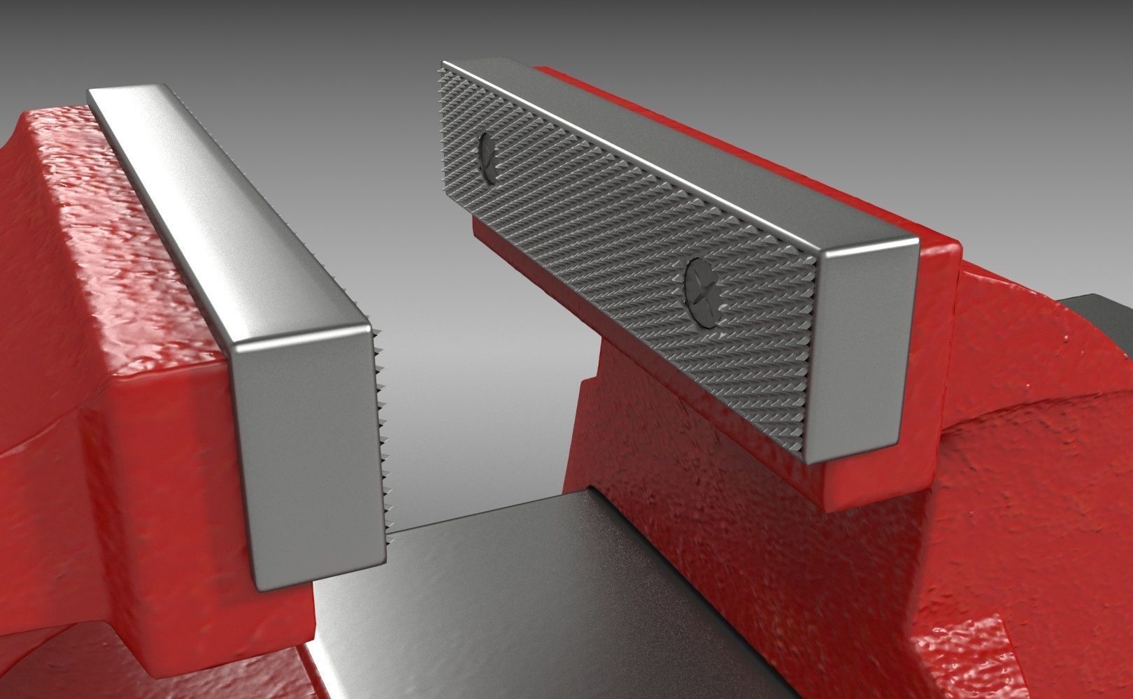 A Red Vice 3D model rigged | CGTrader