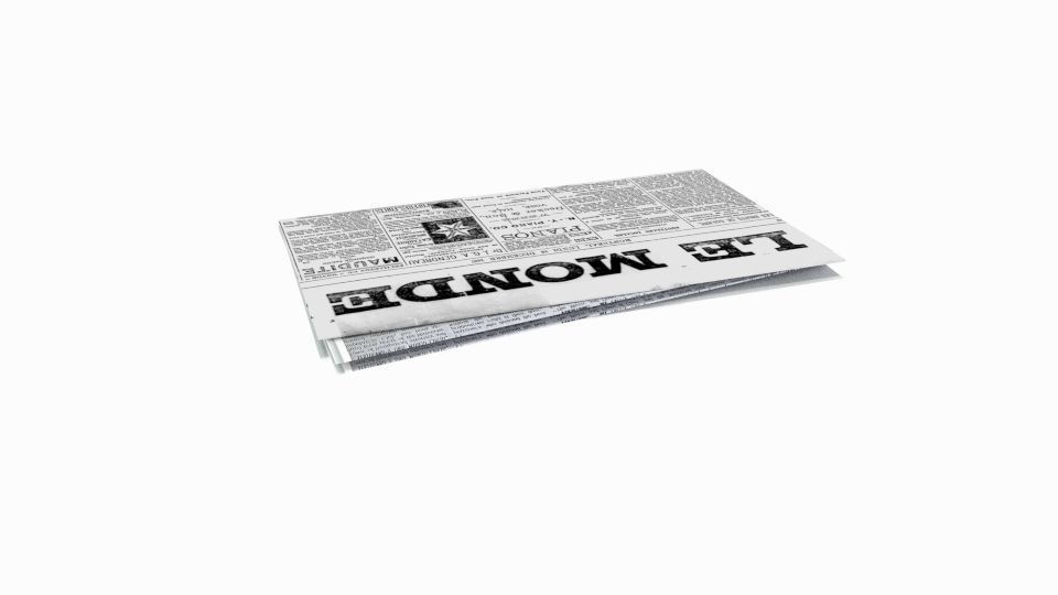 3D model Newspaper Fold VR / AR / low-poly | CGTrader