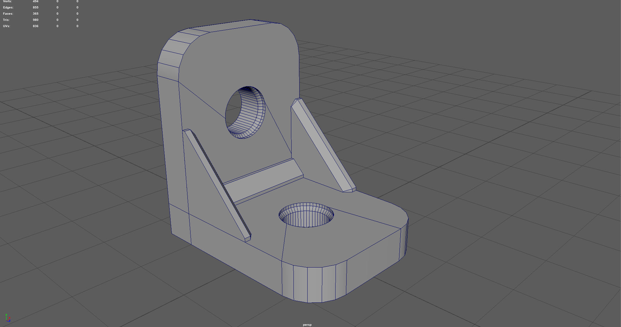 Reinforced corner bracket 20mm free 3D model 3D printable | CGTrader