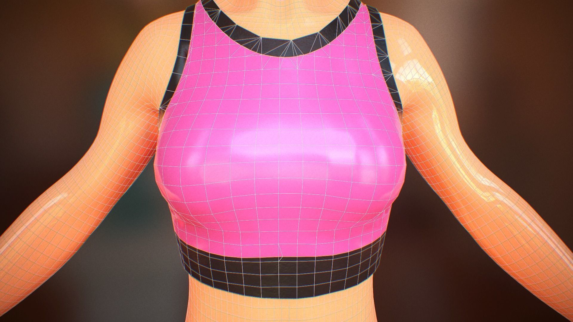 3D model Sexy Sport Bra VR / AR / low-poly | CGTrader