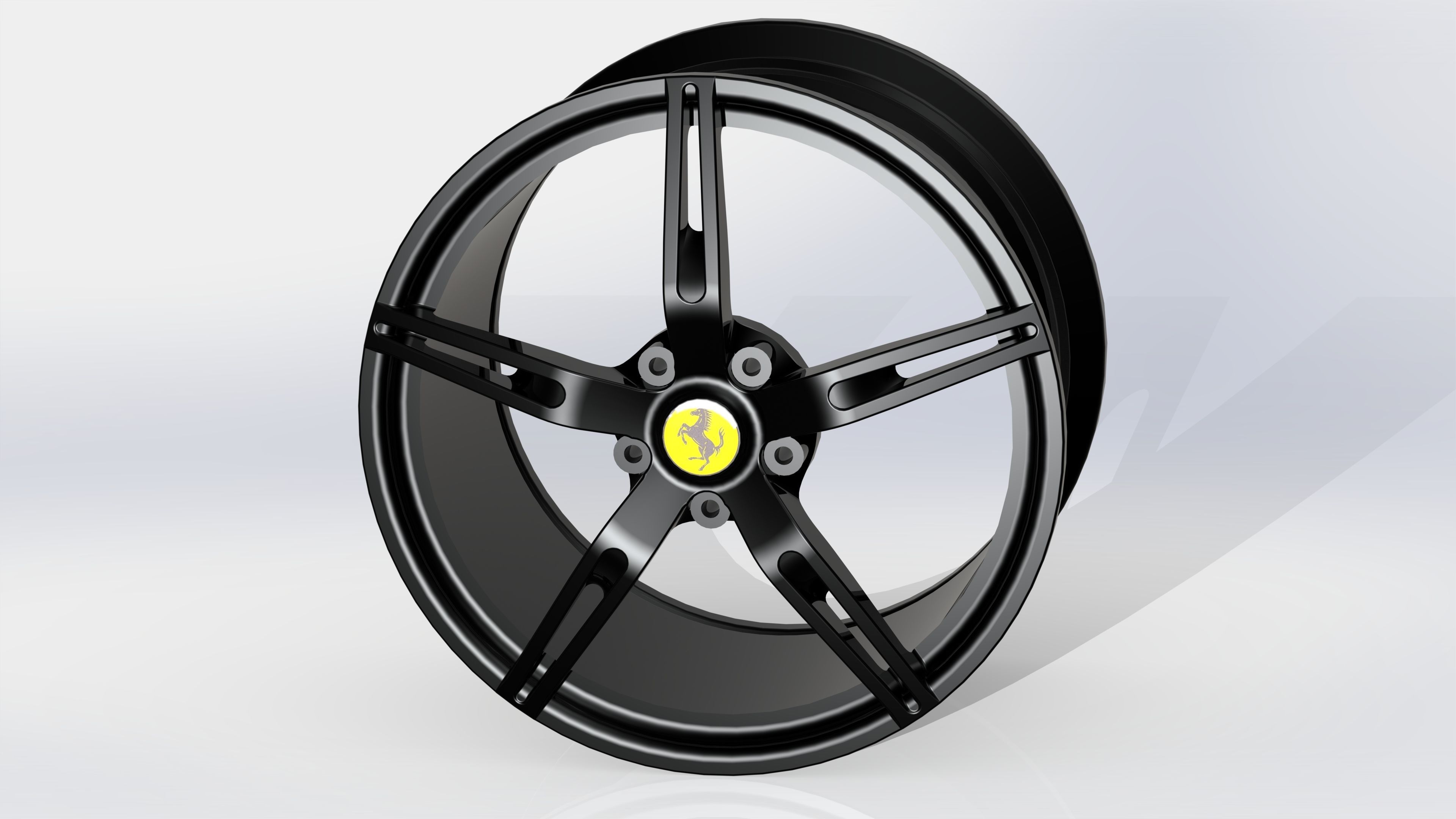 Ferrari Wheel 3D model | CGTrader