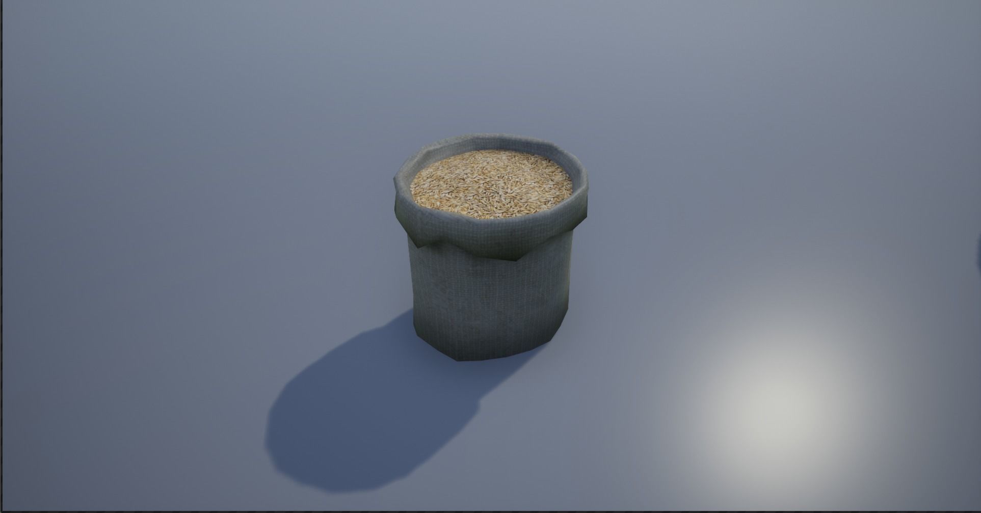 3D model Stacked Sacks and Sack of food and spice VR / AR / low-poly ...