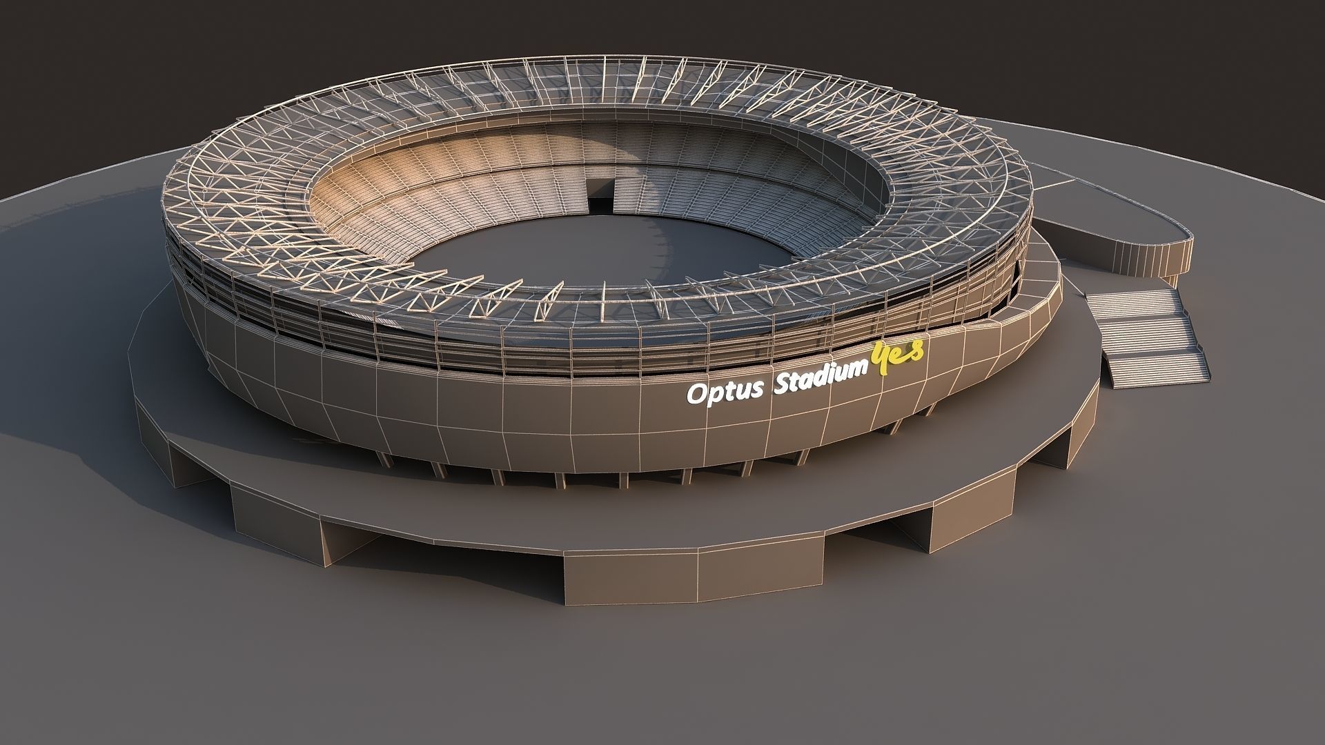 Optus Stadium 3D model | CGTrader