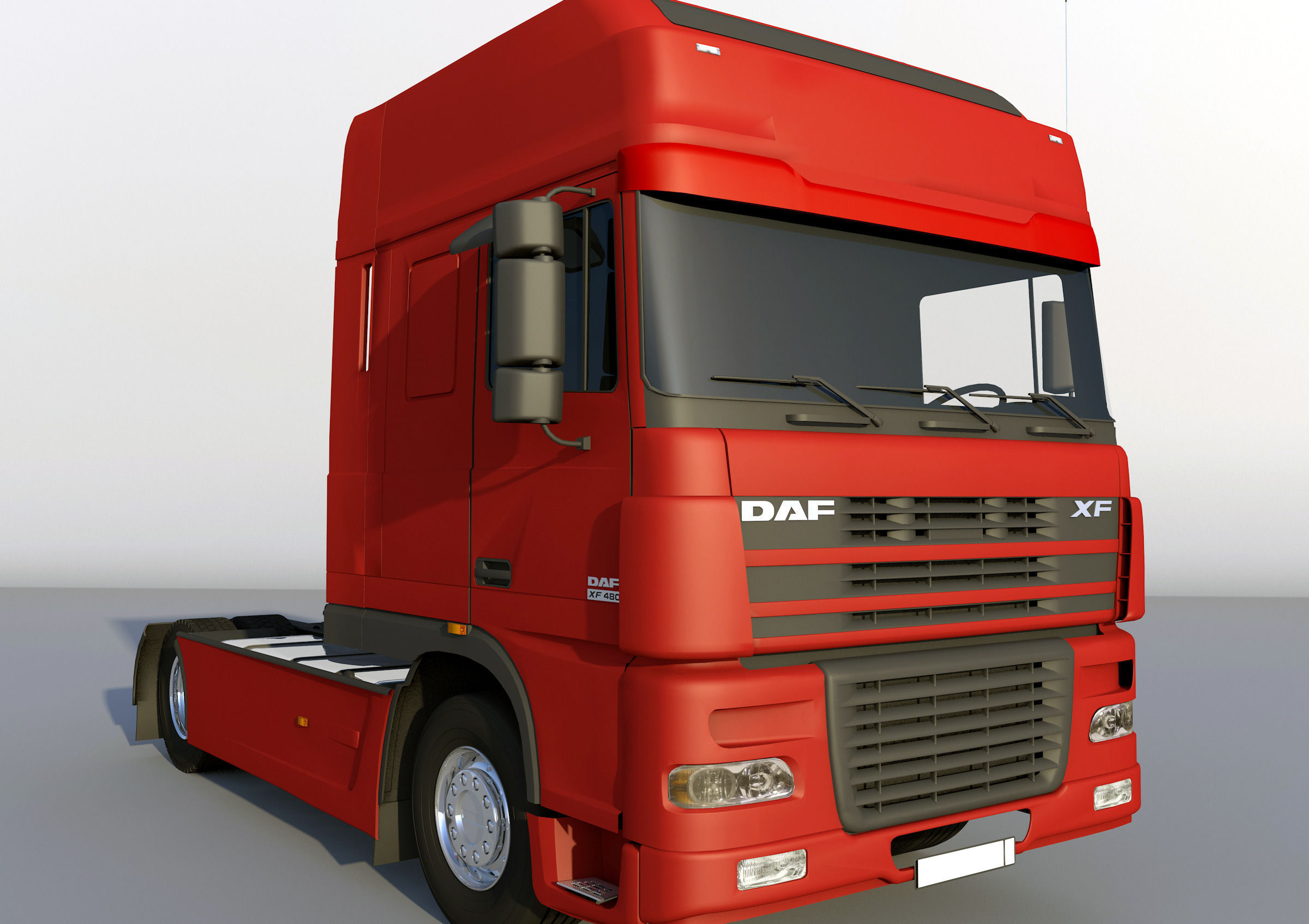 daf xf 480 3D Model animated .obj .3ds .fbx .c4d .blend - CGTrader.com