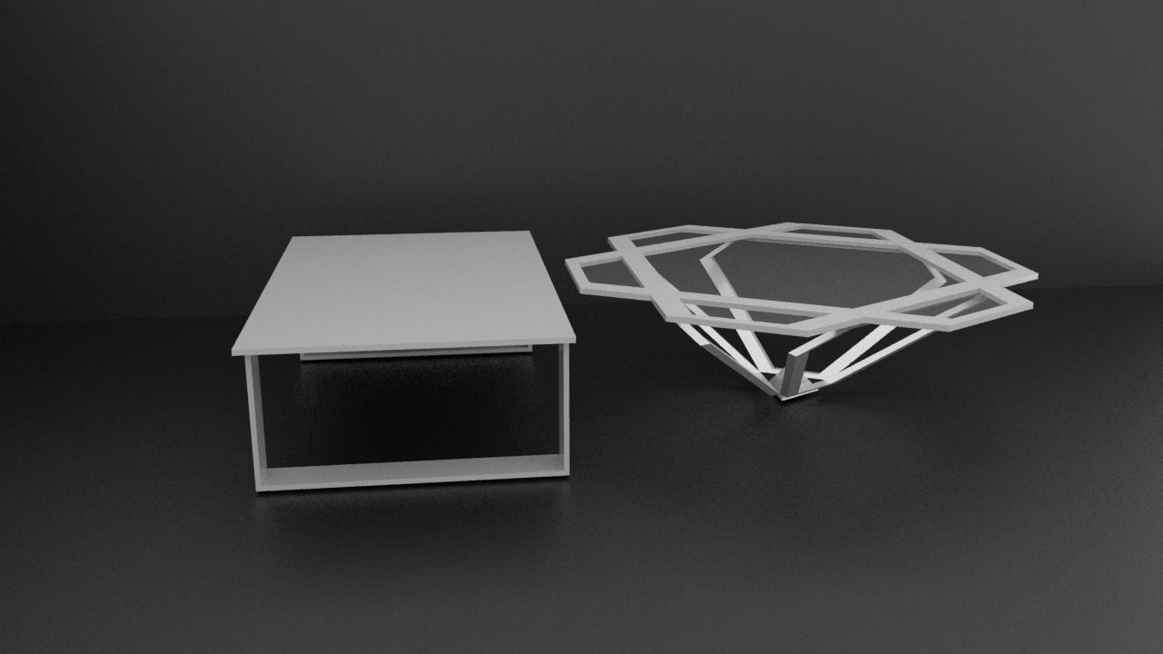 Hi-Tech Tables 3D model | CGTrader