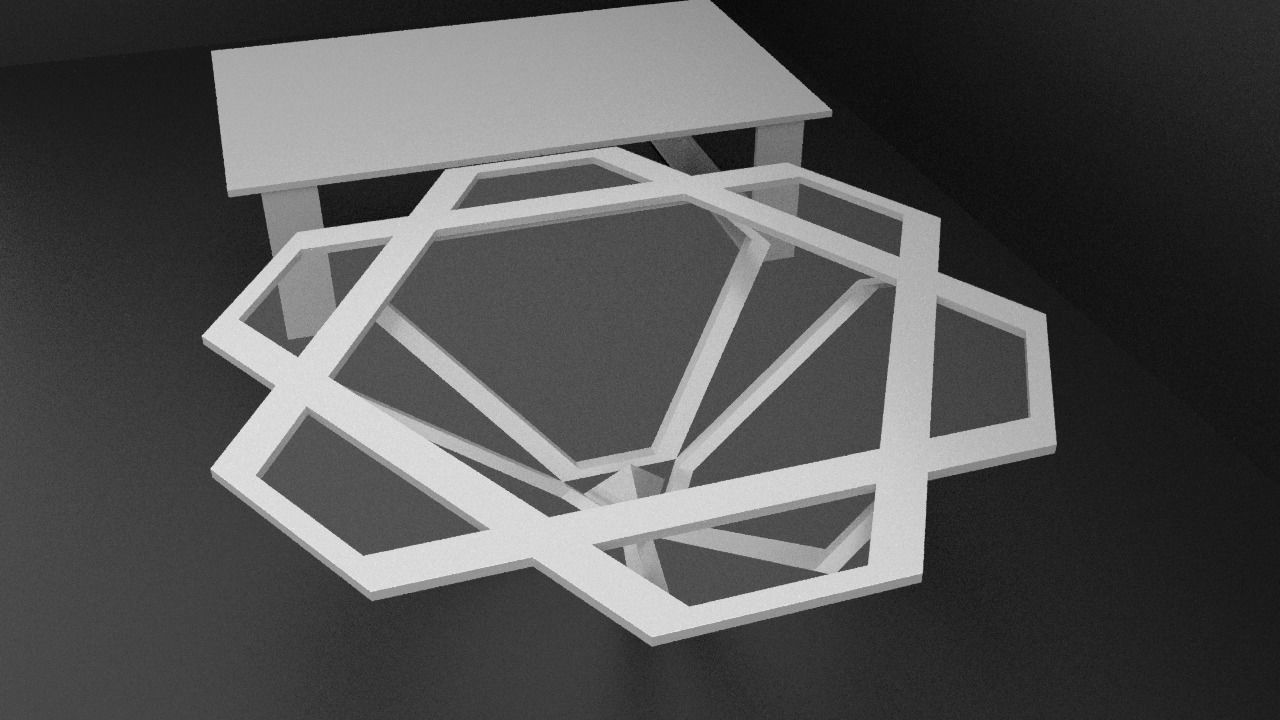 Hi-Tech Tables 3D model | CGTrader