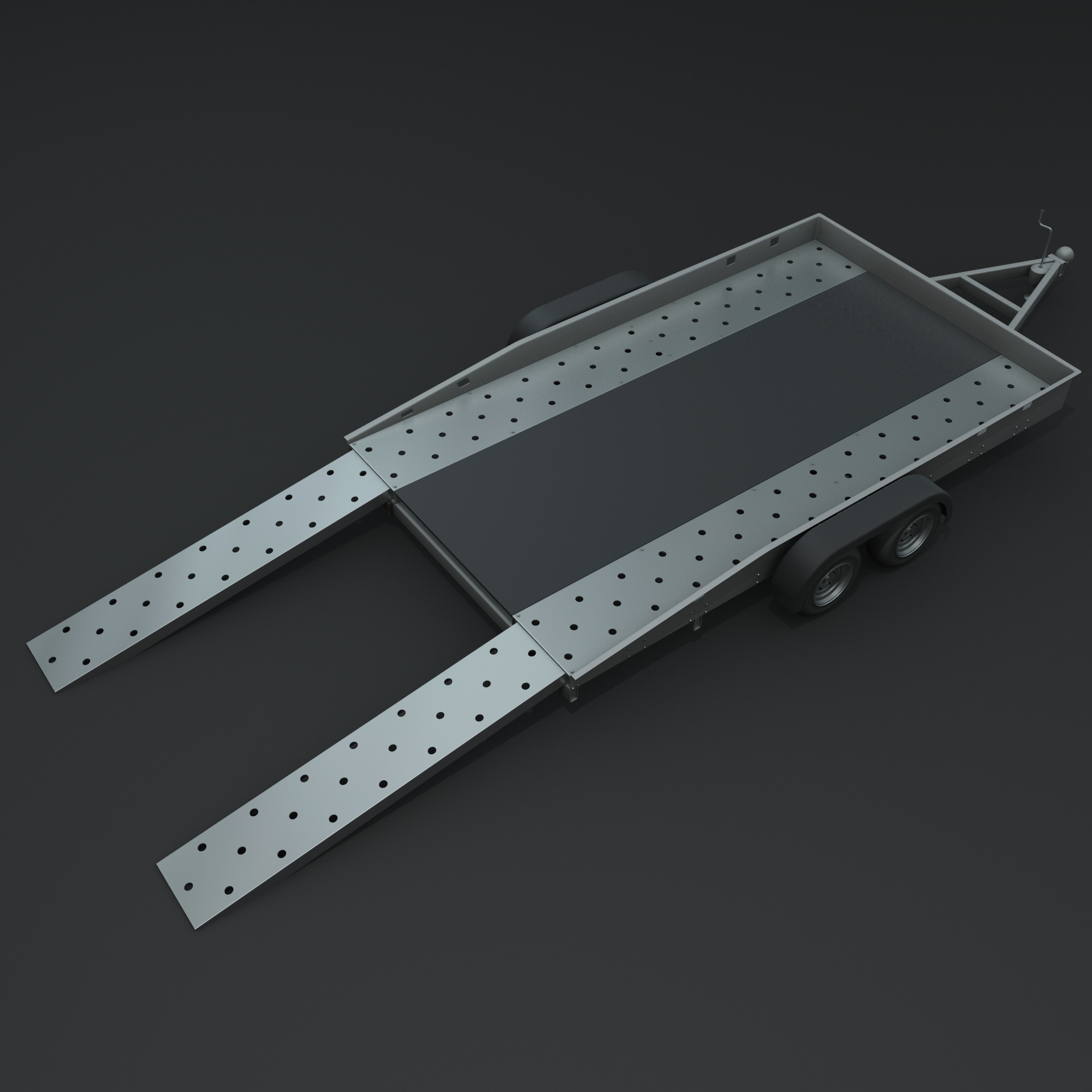 Car Trailer 3D model | CGTrader