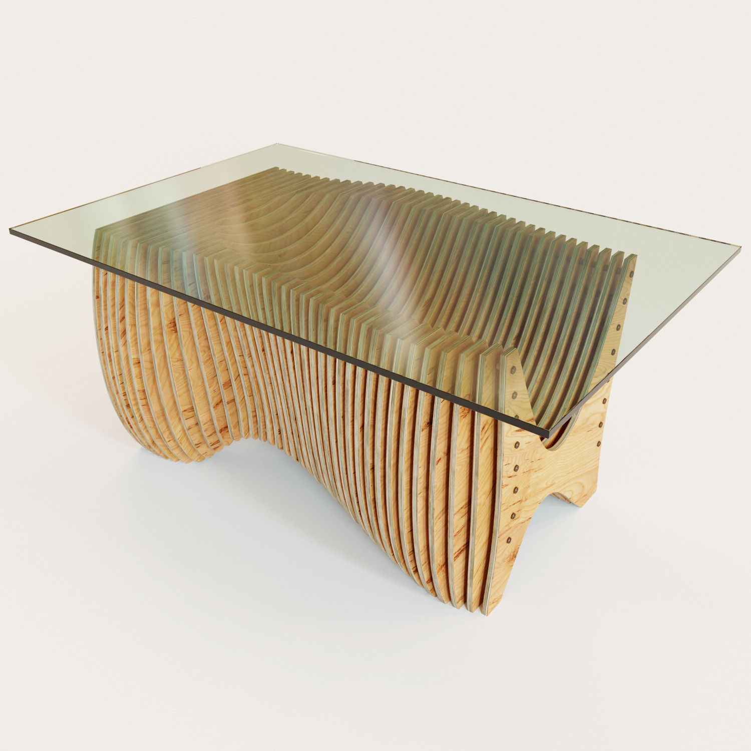 Parametric kitchen table 3D model | CGTrader