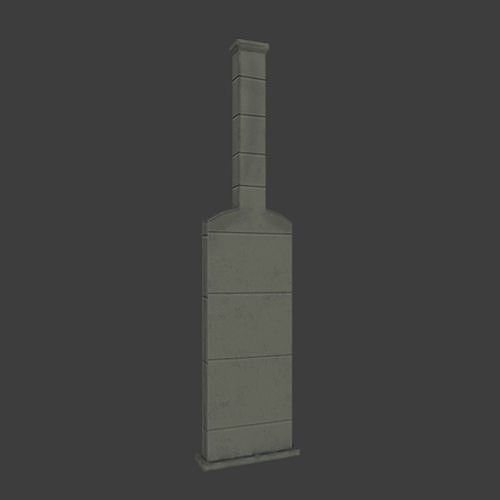 Concrete Chimney free VR / AR / low-poly 3D model | CGTrader