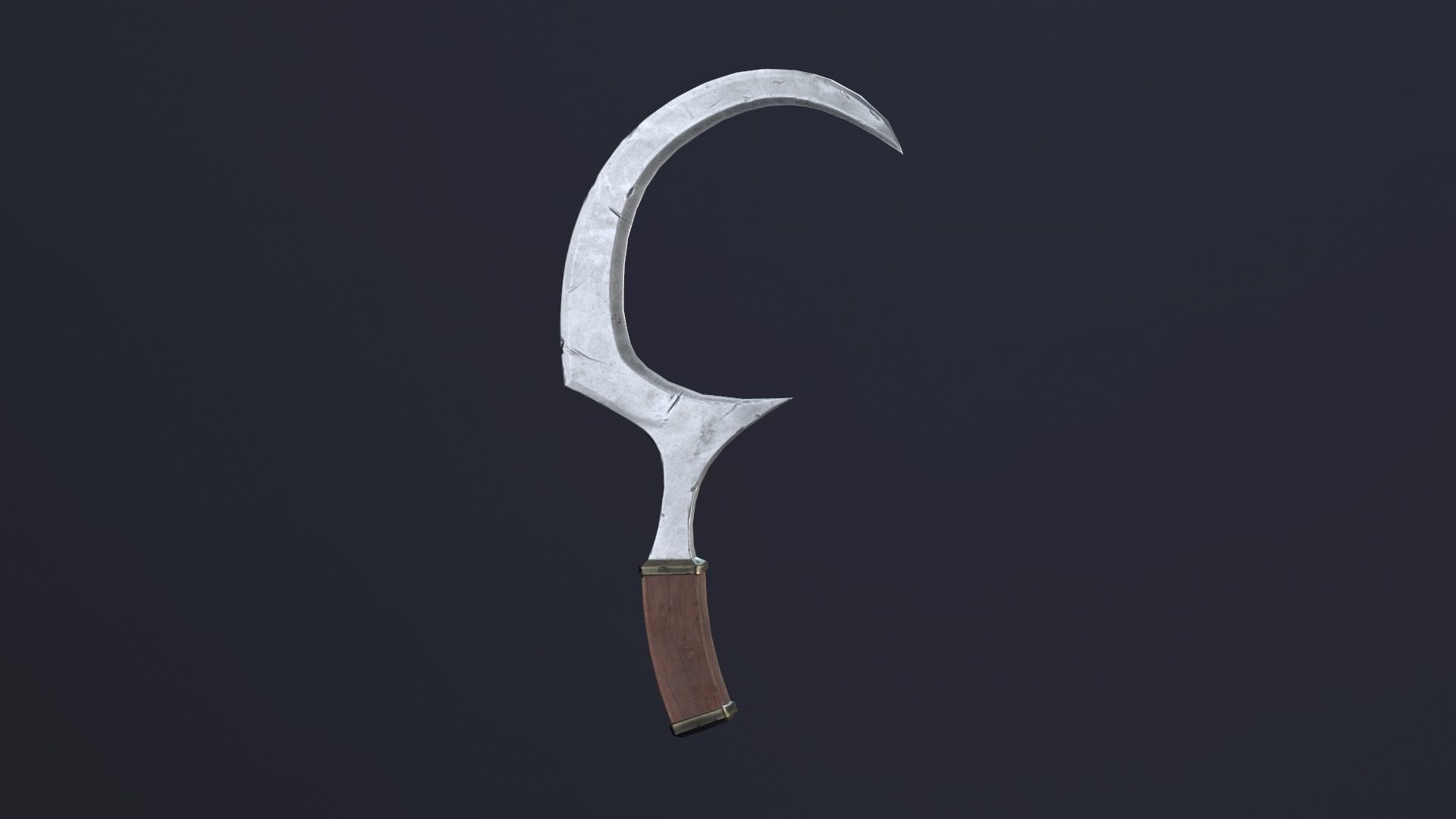 Sickle sword free VR / AR / low-poly 3D model | CGTrader