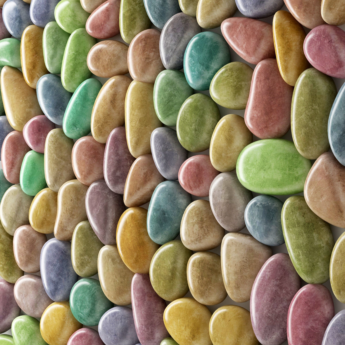 Panel pebble smooth Color Bathroom n2 3D model | CGTrader