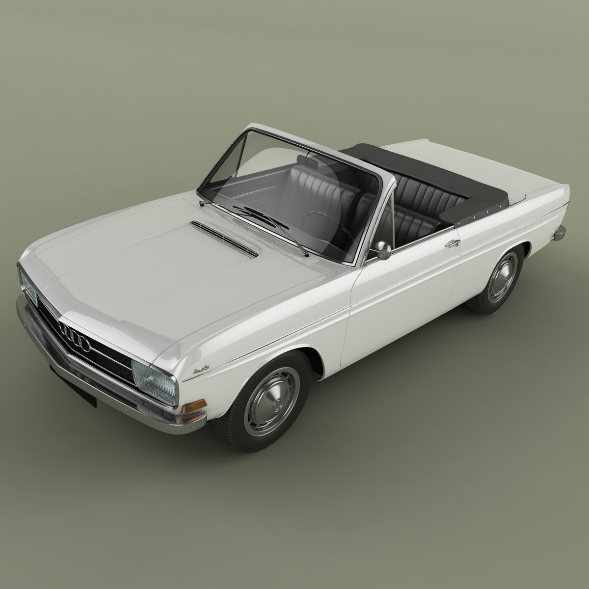 Audi Super 90 Cabriolet 3D model | CGTrader