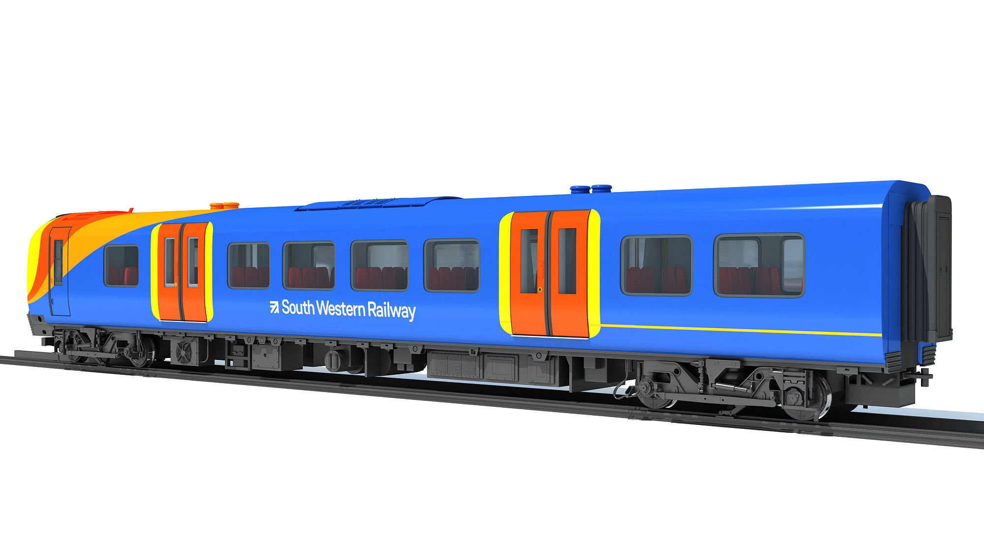 British Rail Class 450 3D model | CGTrader