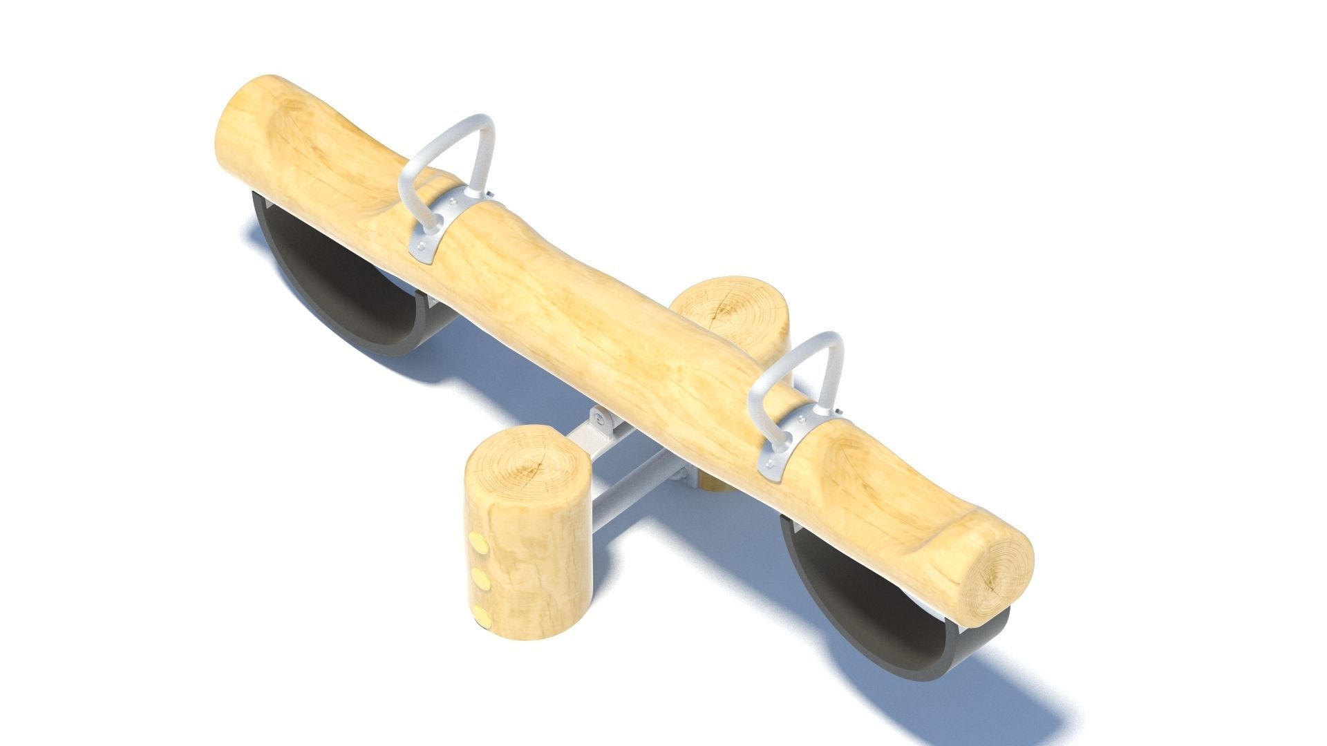 Wooden mini seesaw for small children 3D model | CGTrader