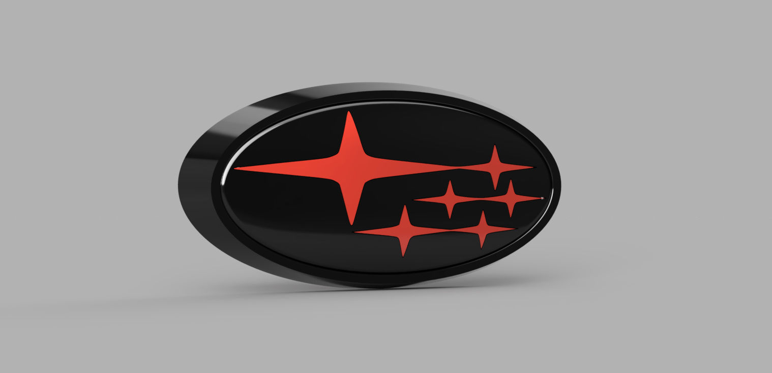 SUBARU IMPREZA EMBLEM LOGO 3D model 3D printable | CGTrader