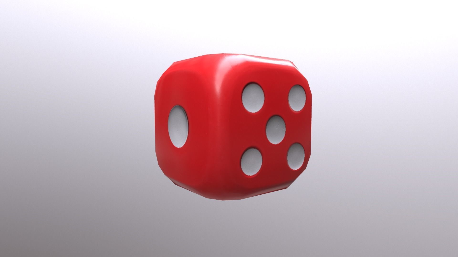 3D model Red Dice VR / AR / low-poly | CGTrader