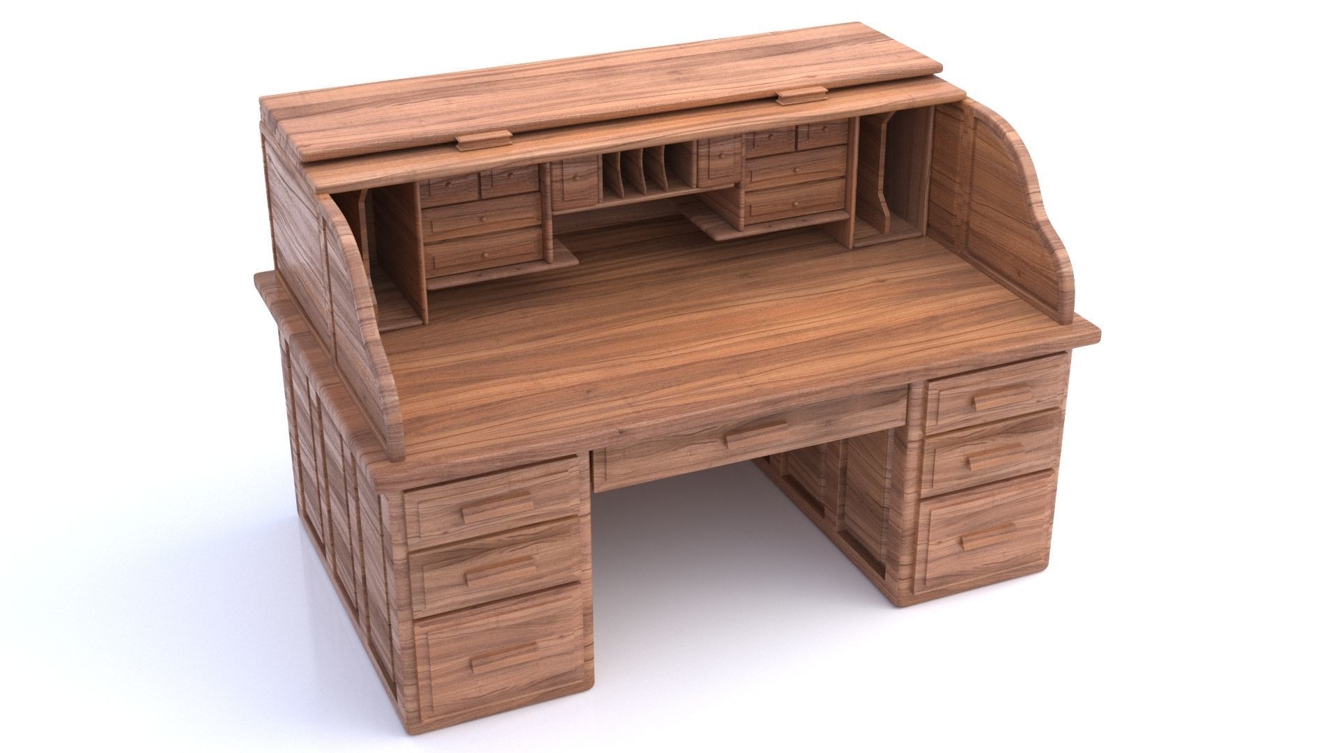 DESK 3D MODEL UV TEXTURED RENDERED 3D model | CGTrader