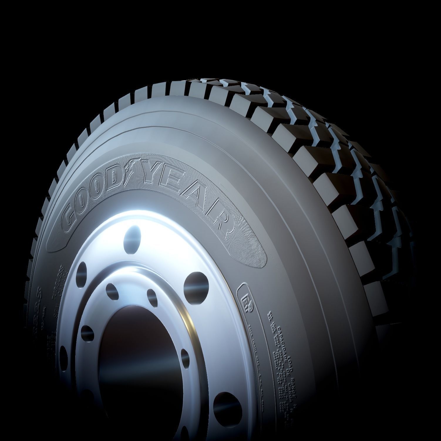 Goodyear Armormax Wheel 3D model | CGTrader