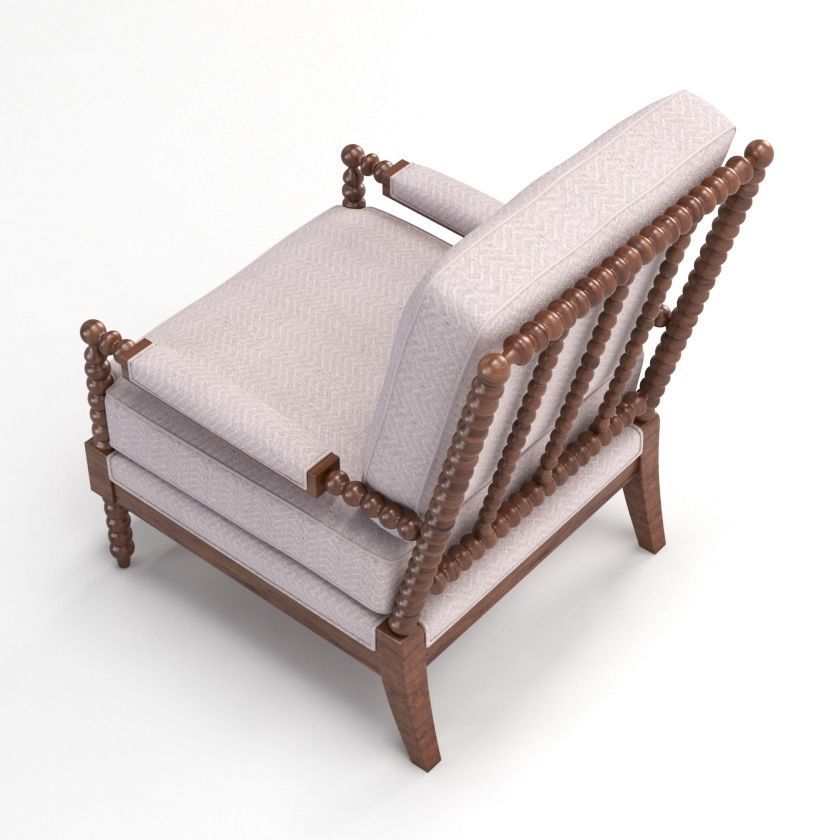 Bankwood Spindle Chair 3D model | CGTrader